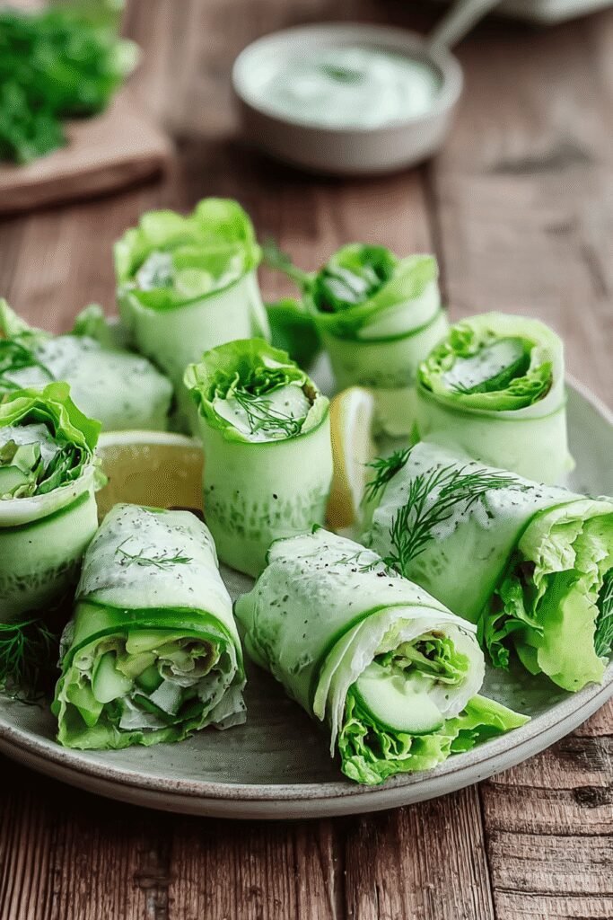 Quick 5 Ingredient Cucumber Wraps Recipe