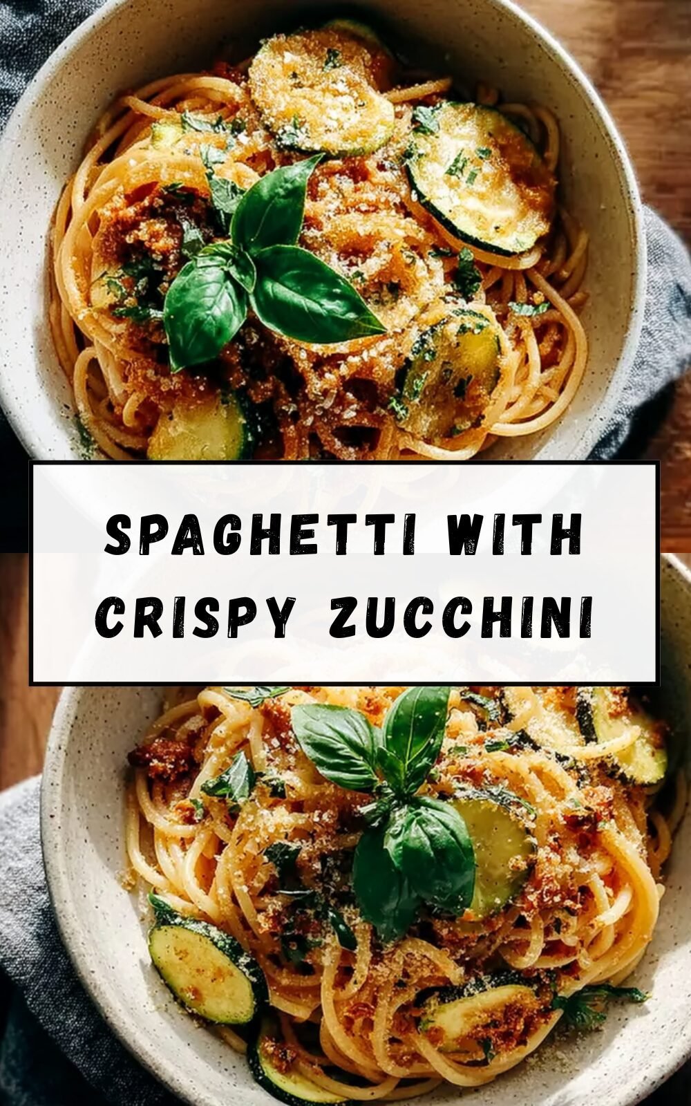 Spaghetti With Crispy Zucchini Recipe For A Fresh Flavor