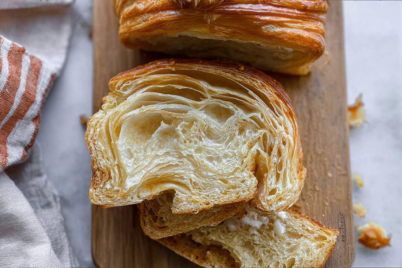 Easy Croissant Bread Loaf: Buttery Pastry Perfection